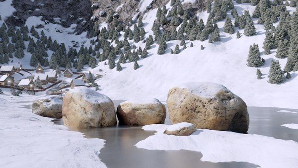 매끄러운 바위 포토 스캔 3D 모델 - TurboSquid 1731130