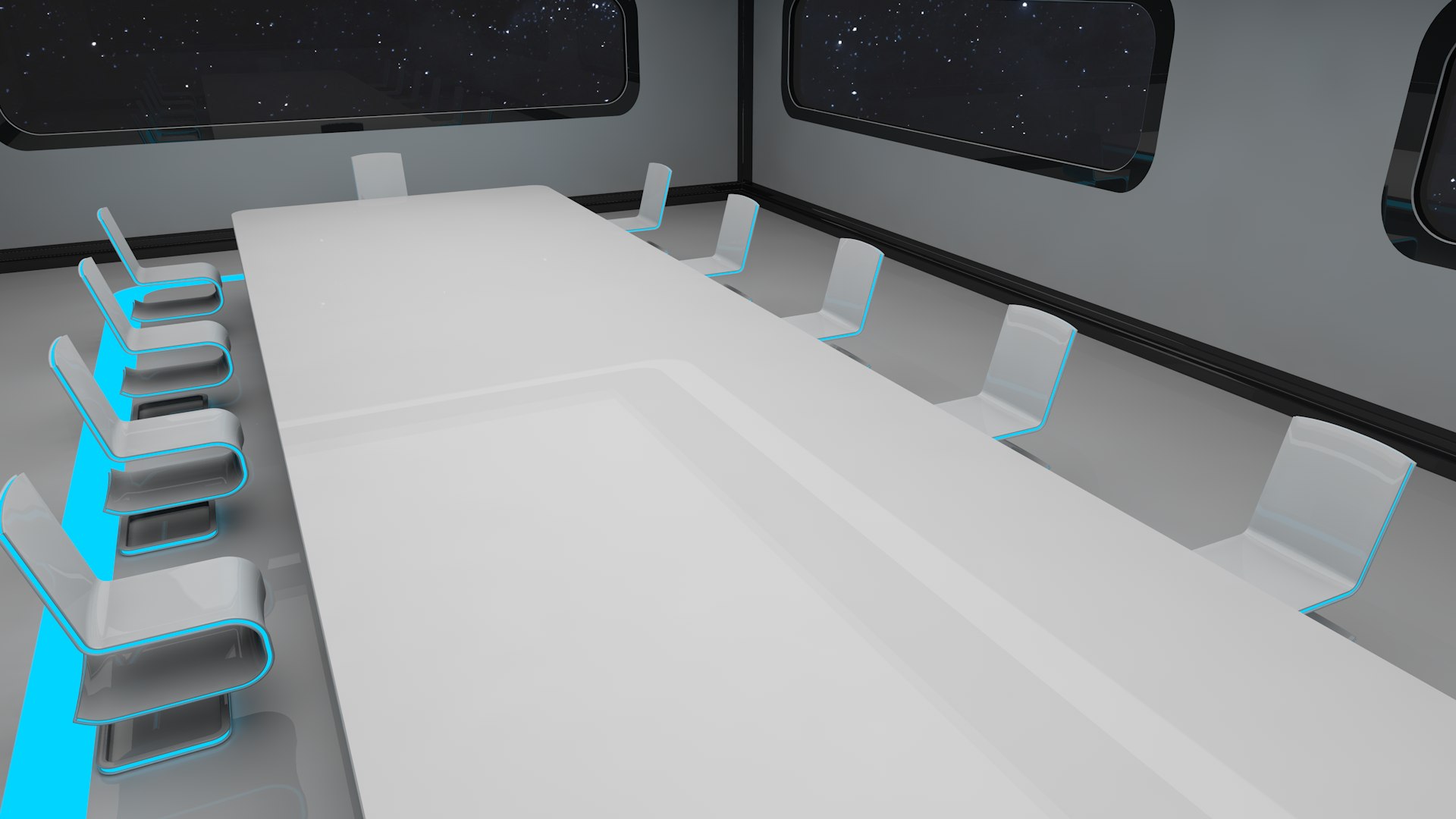 3D Sci Fi Conference Room - TurboSquid 2316848