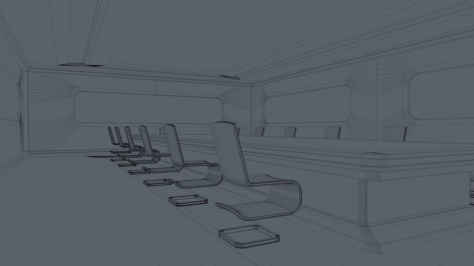 3D Sci Fi Conference Room - TurboSquid 2316848