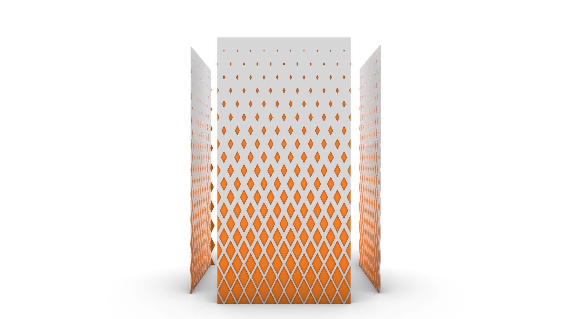 3D Parametric Diamond Pattern Panel - TurboSquid 2286677
