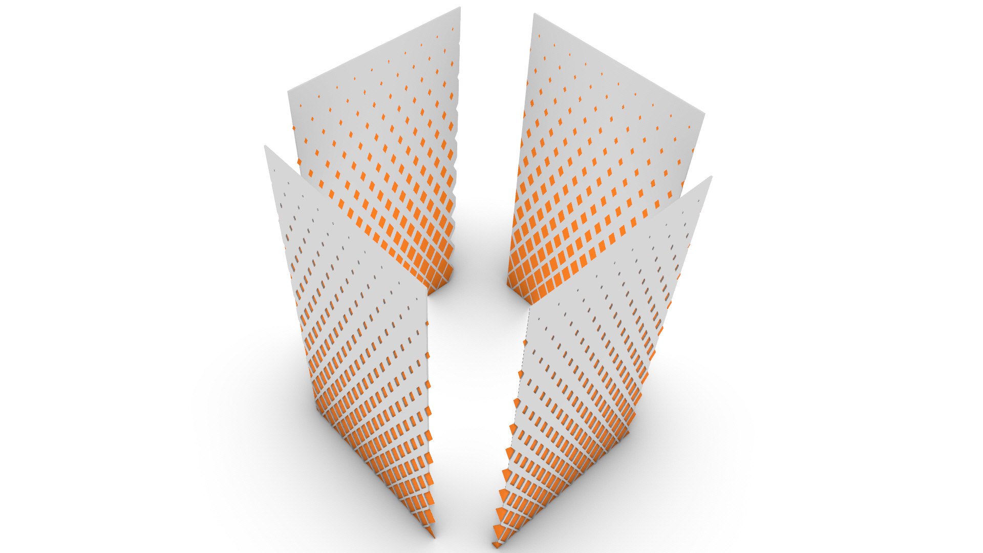 3D Parametric Diamond Pattern Panel - TurboSquid 2286677