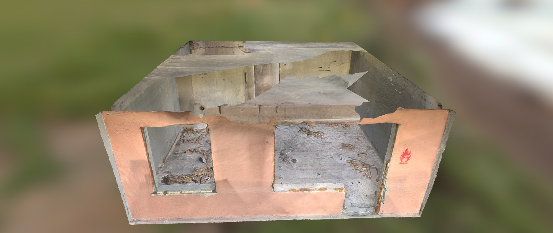 3D Creepy Abandoned Room 3D Scan Model - TurboSquid 2018045