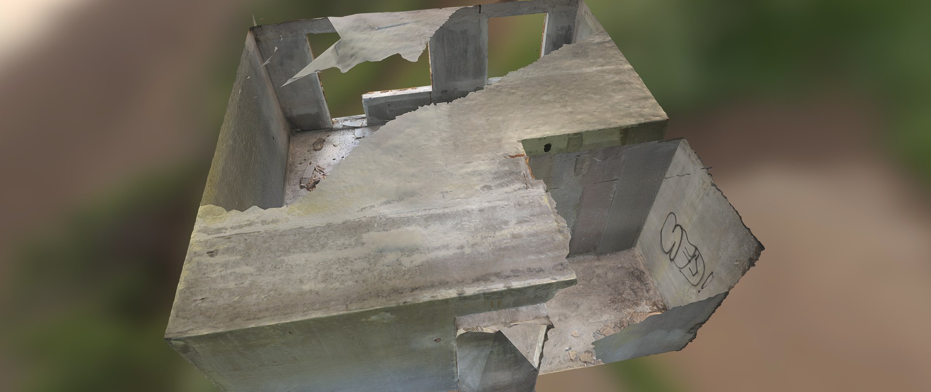 3D Creepy Abandoned Room 3D Scan Model - TurboSquid 2018045