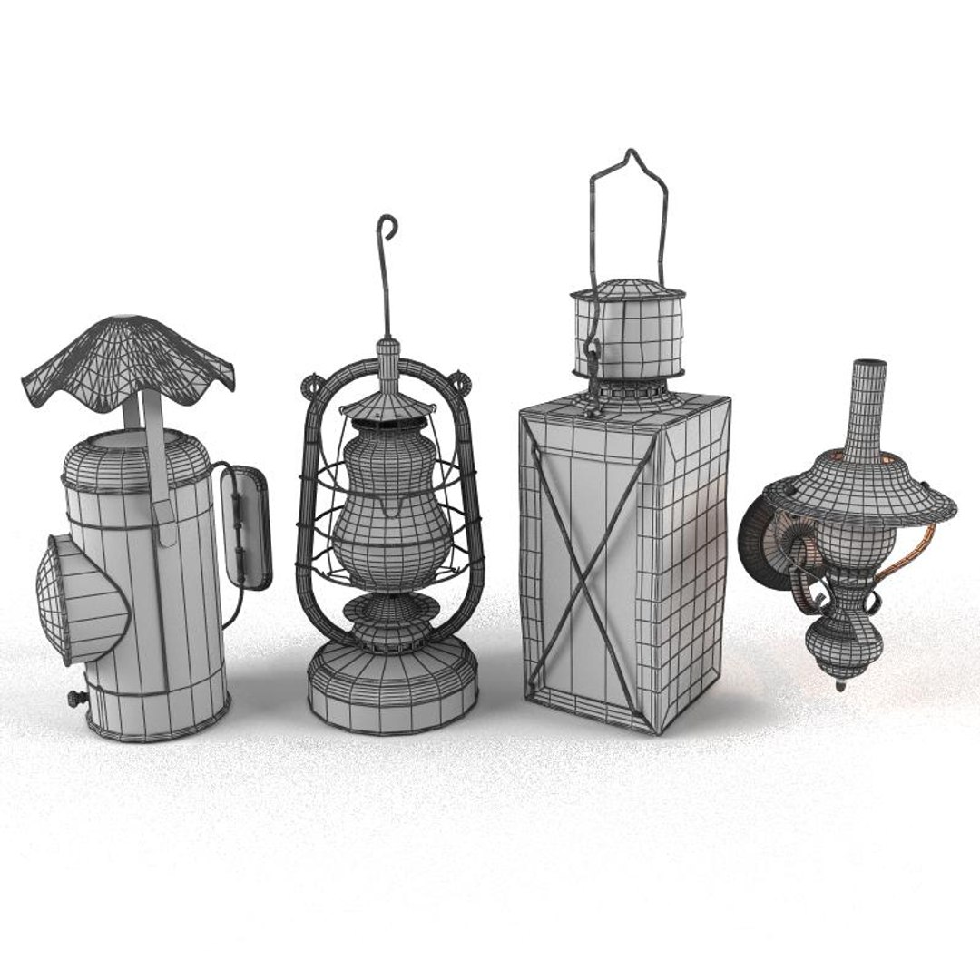 Lantern 2010 3d Model