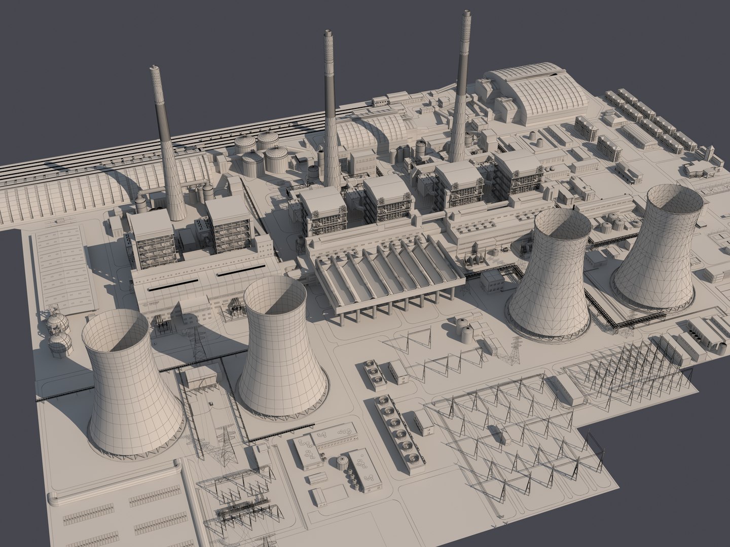 3D Model Power Plants - TurboSquid 2387156