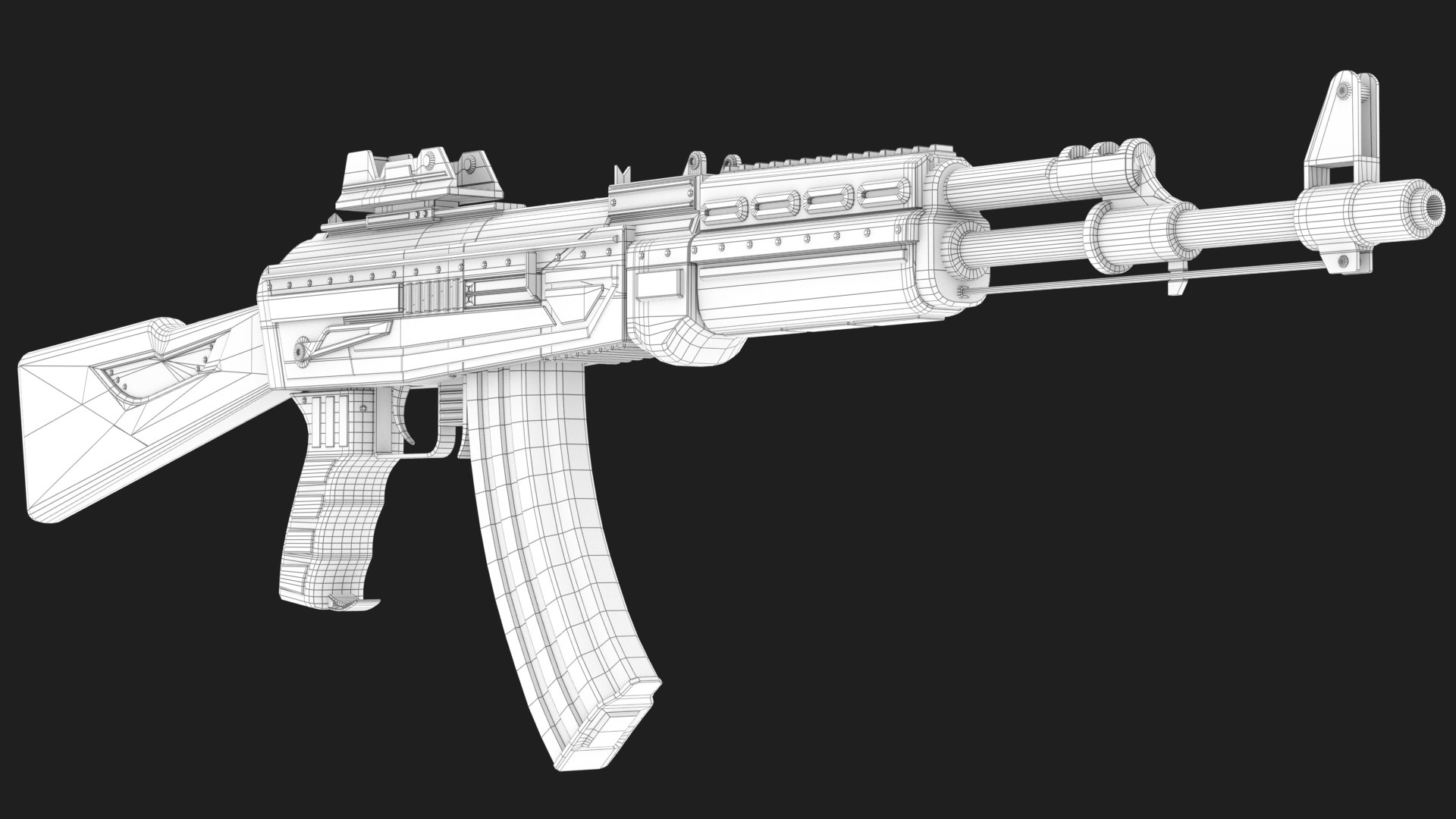 AK-47 Advanced Concept Model - TurboSquid 2005625