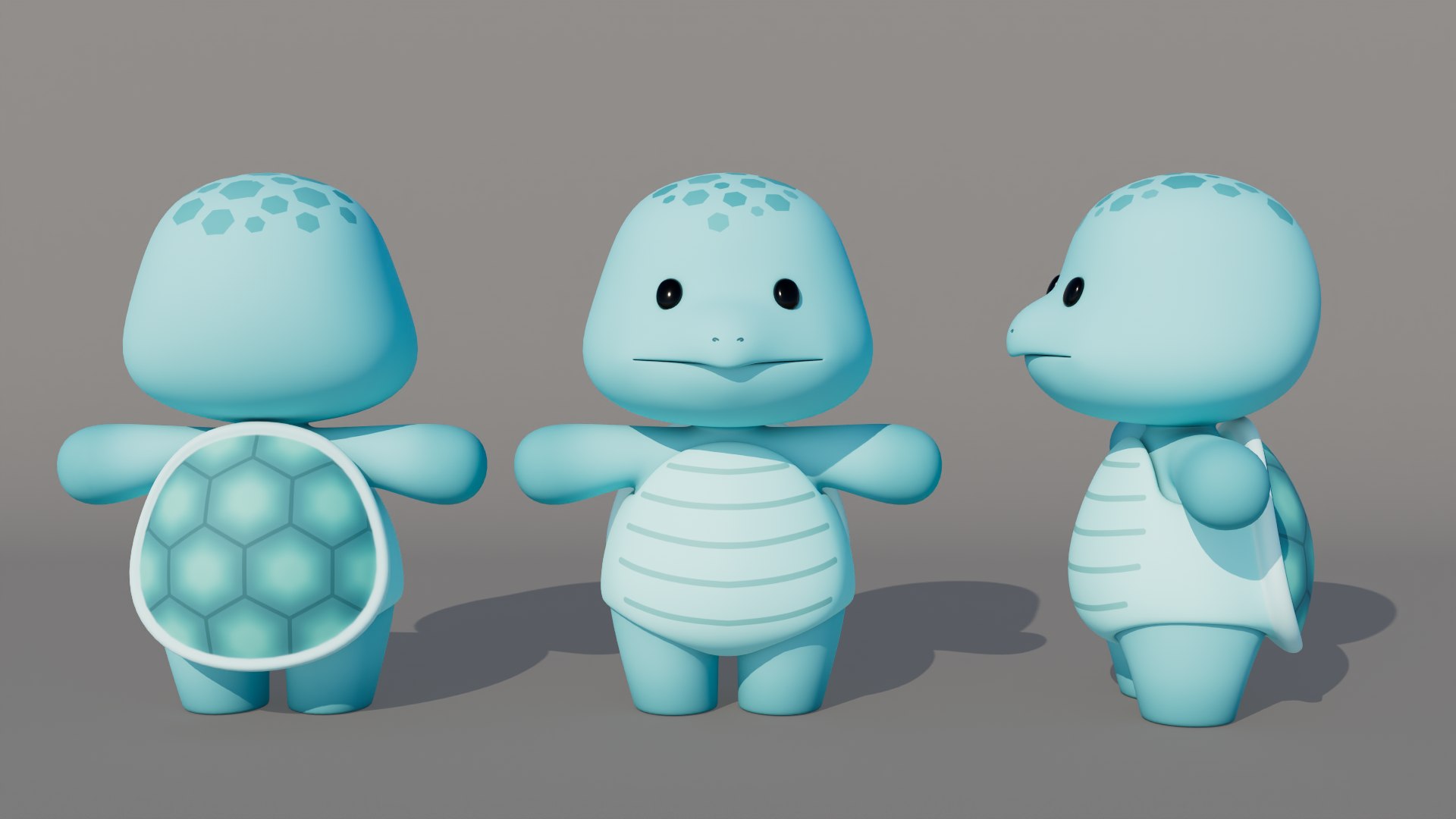 Rigged Cartoon Turtles 3D - TurboSquid 2241698