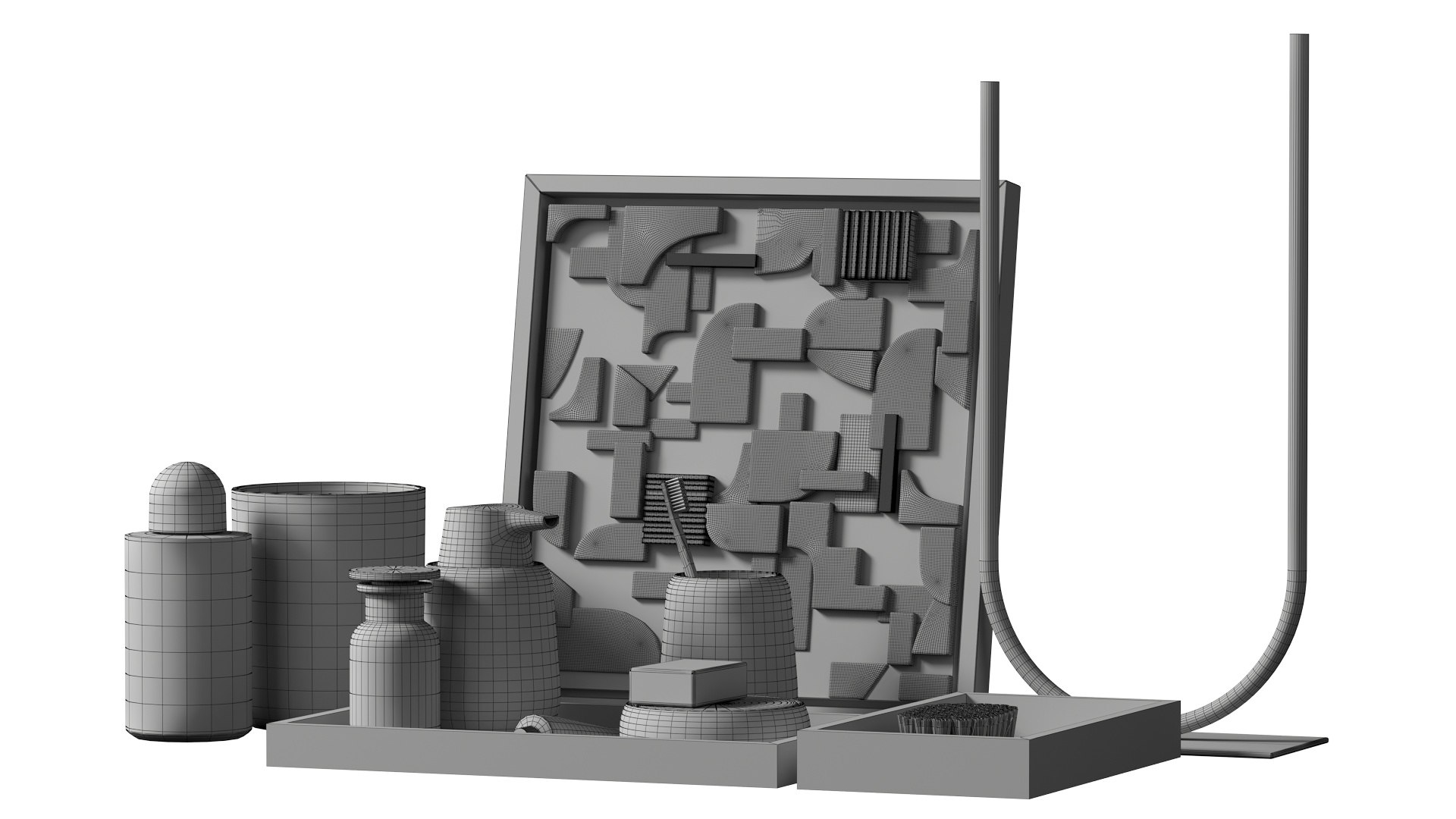 3D Next Color Palette Bathroom Accessory - TurboSquid 2108577