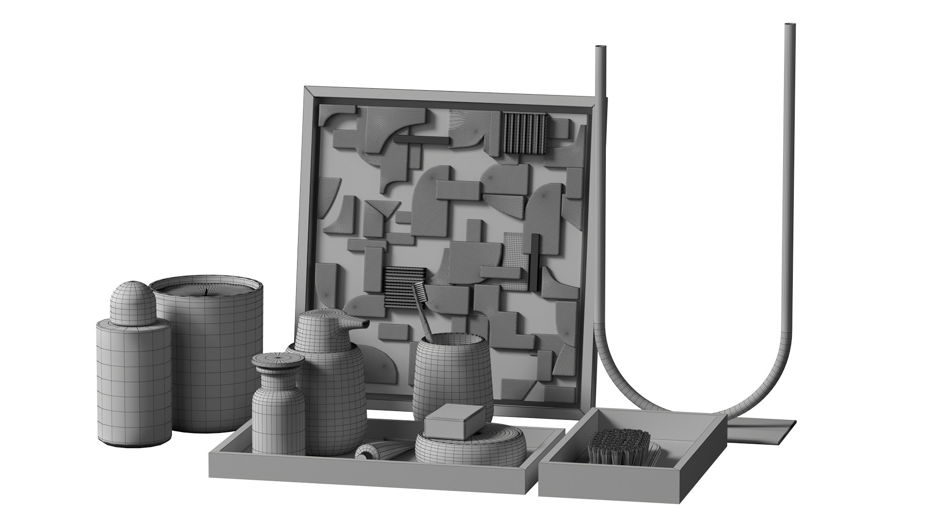 3D Next Color Palette Bathroom Accessory - TurboSquid 2108577