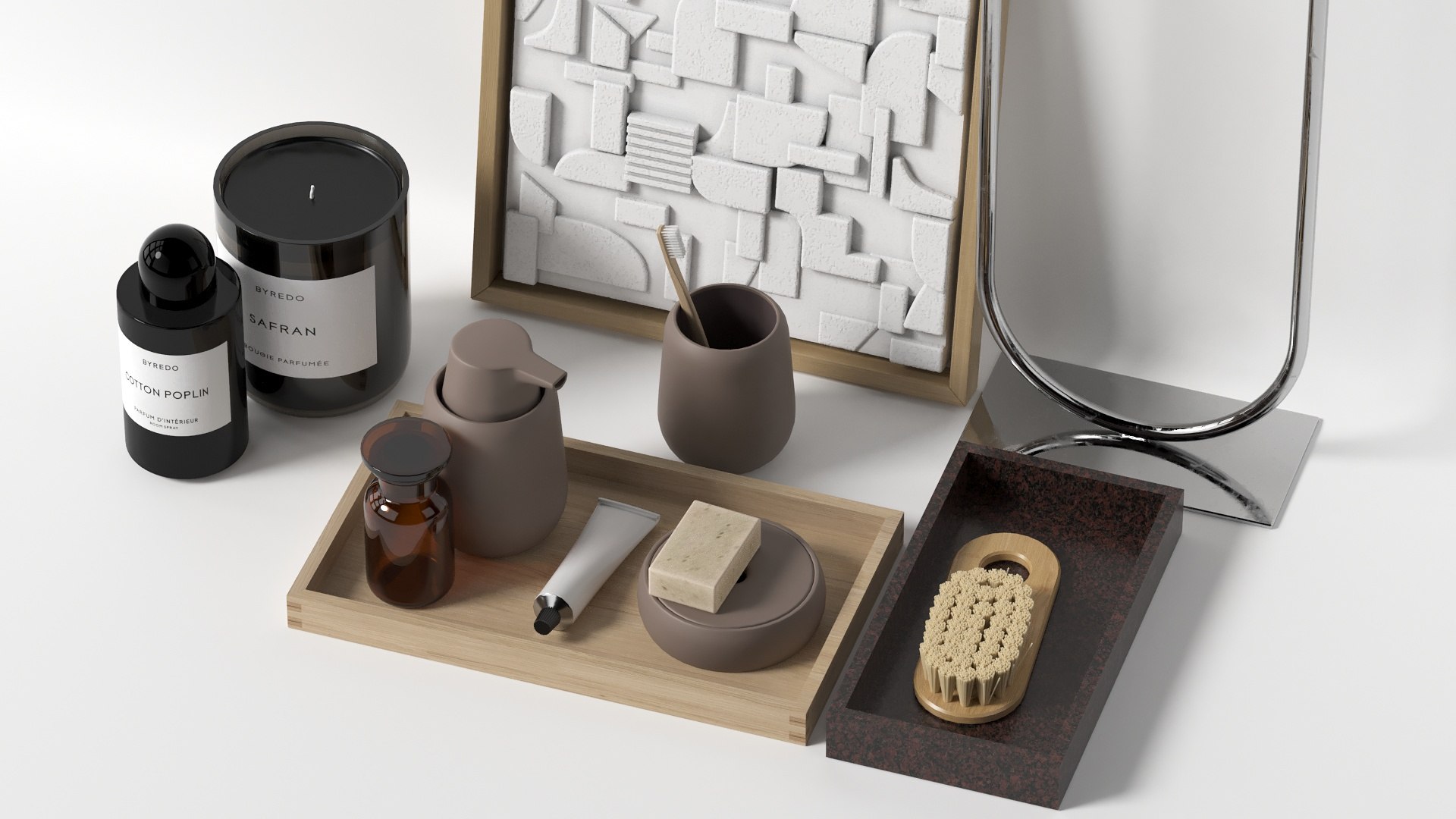 3D Next Color Palette Bathroom Accessory - TurboSquid 2108577