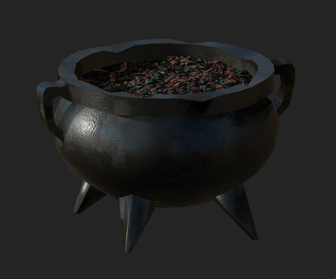 Old Cauldron 3D - TurboSquid 1342757