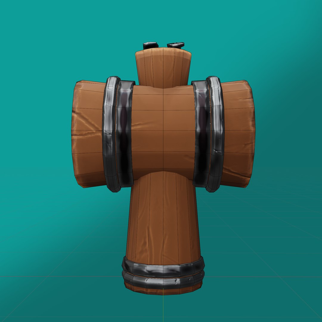 3D Stylized Hammer Low Poly Game Ready PBR - TurboSquid 2087694