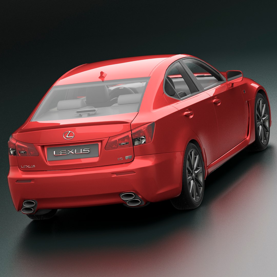 3D Model Lexus IS-F 2009 - TurboSquid 1745280