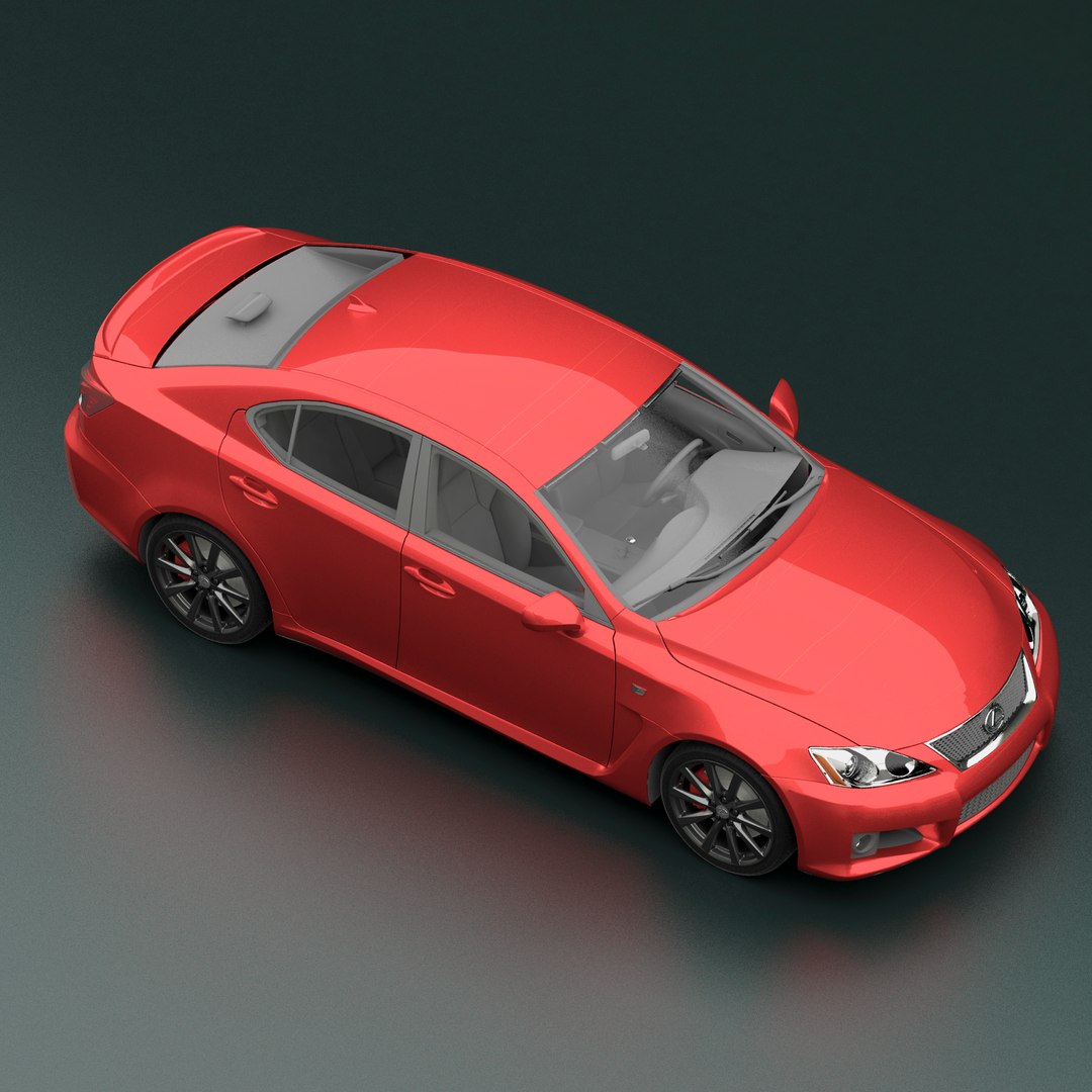 3D Model Lexus IS-F 2009 - TurboSquid 1745280