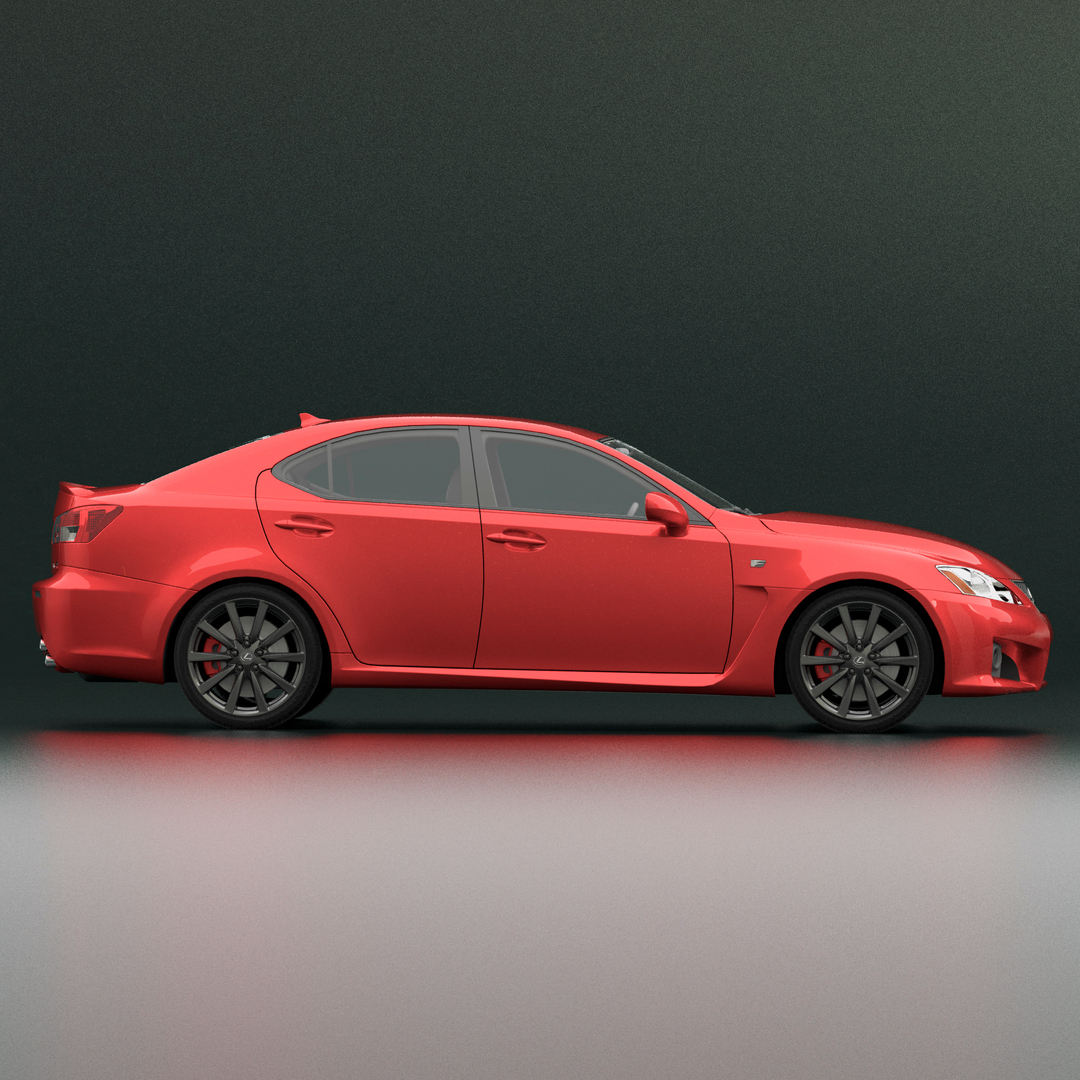 Lexus IS-F 2009 3D-Modell - TurboSquid 1745280