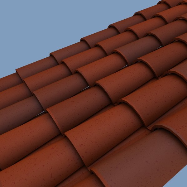 roofing tiles 3d model