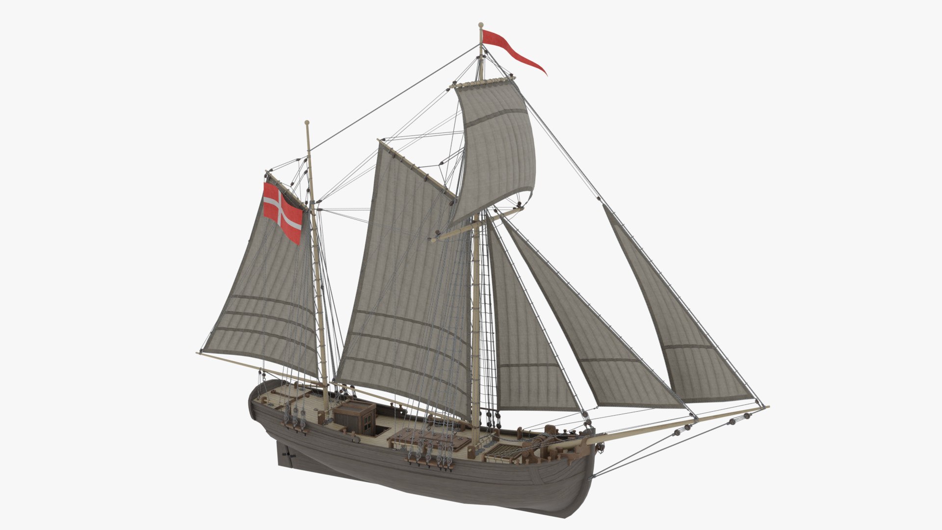 3D Merchant Ship Albion - TurboSquid 2253556