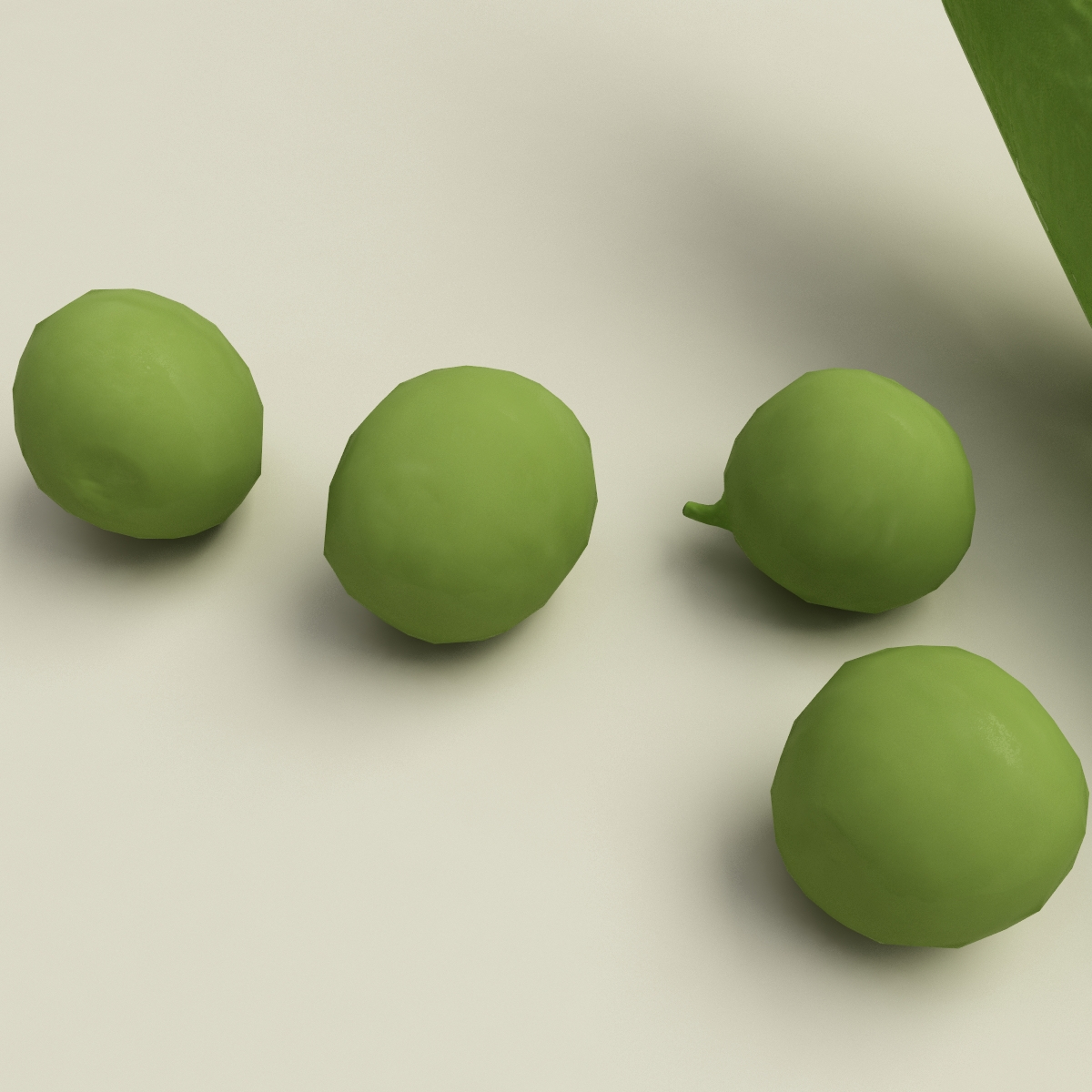 pea modelled 3d model