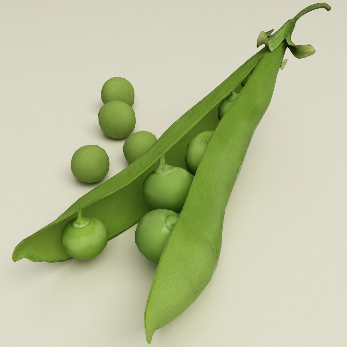pea modelled 3d model