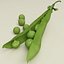 Pea Modelled 3d Model