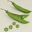 Pea Modelled 3d Model