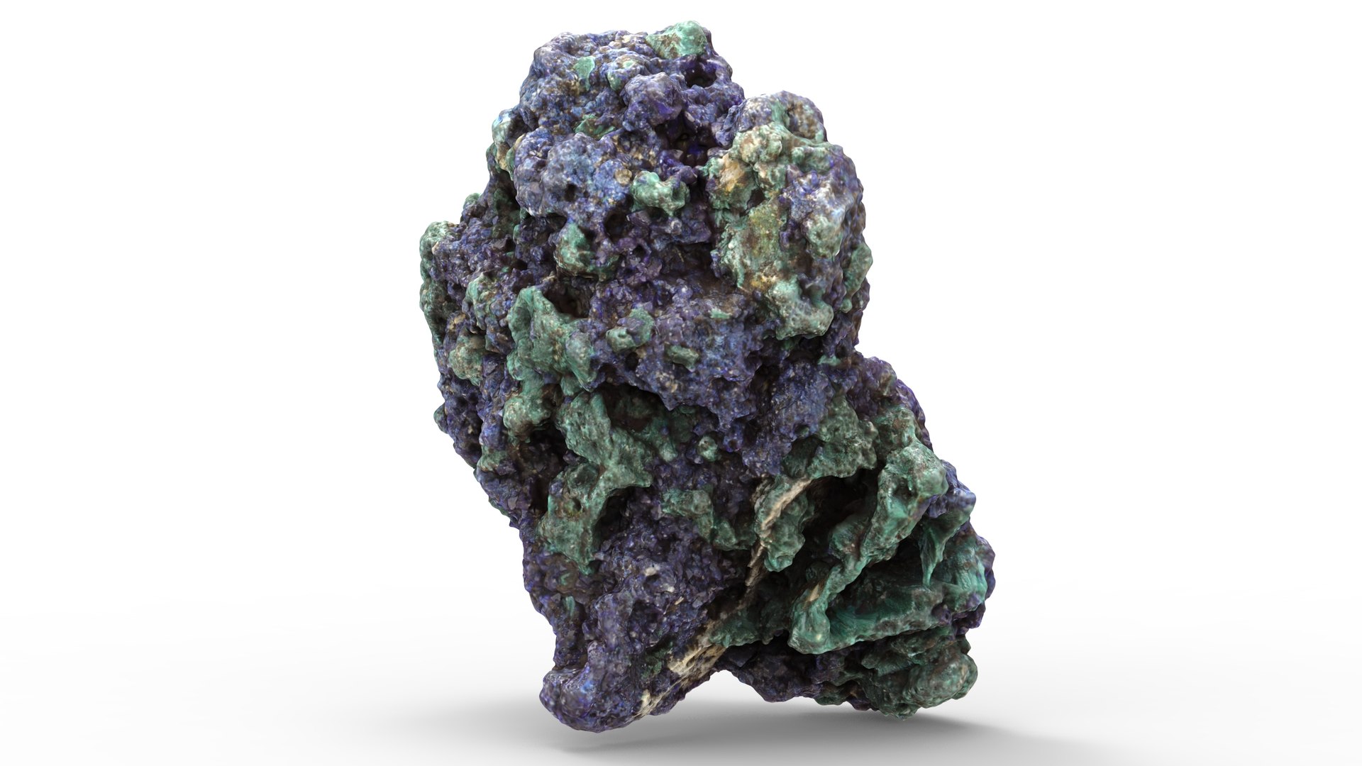 Azur-Malachite gemstone 3D model - TurboSquid 1954748