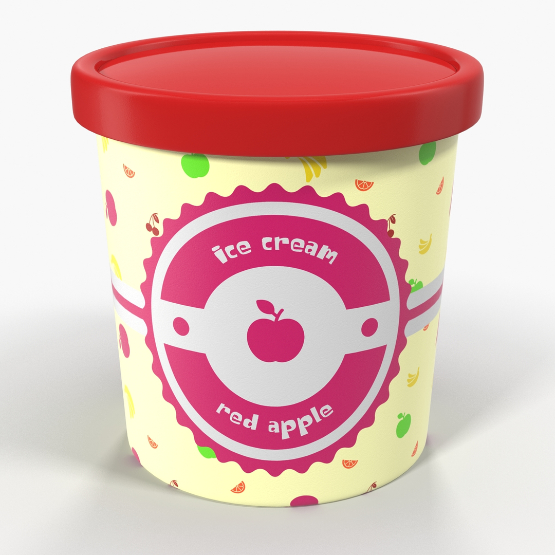 3D Ice Cream Model - TurboSquid 1599048