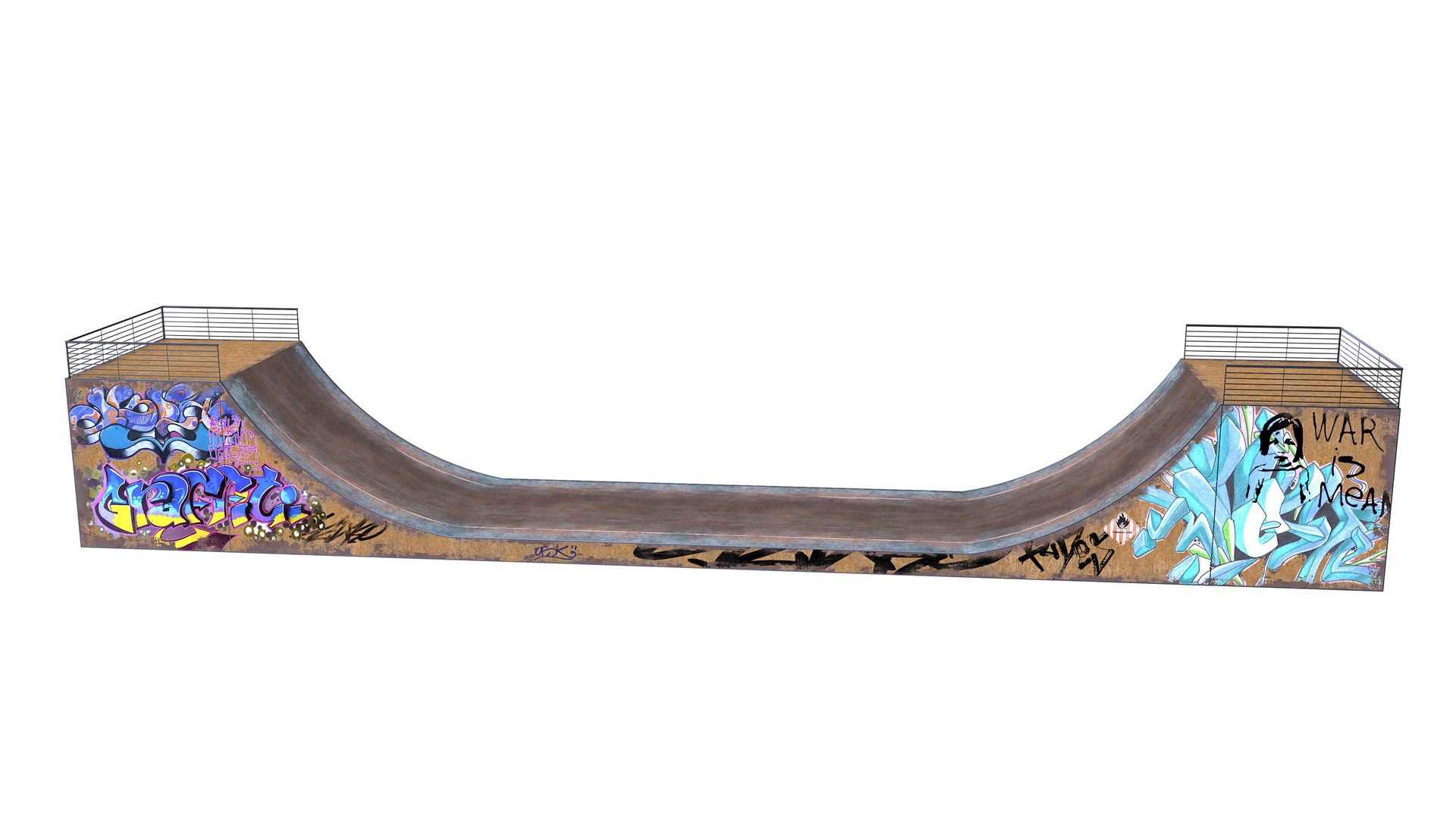 Skate Ramp 2 3D Model - TurboSquid 1869970