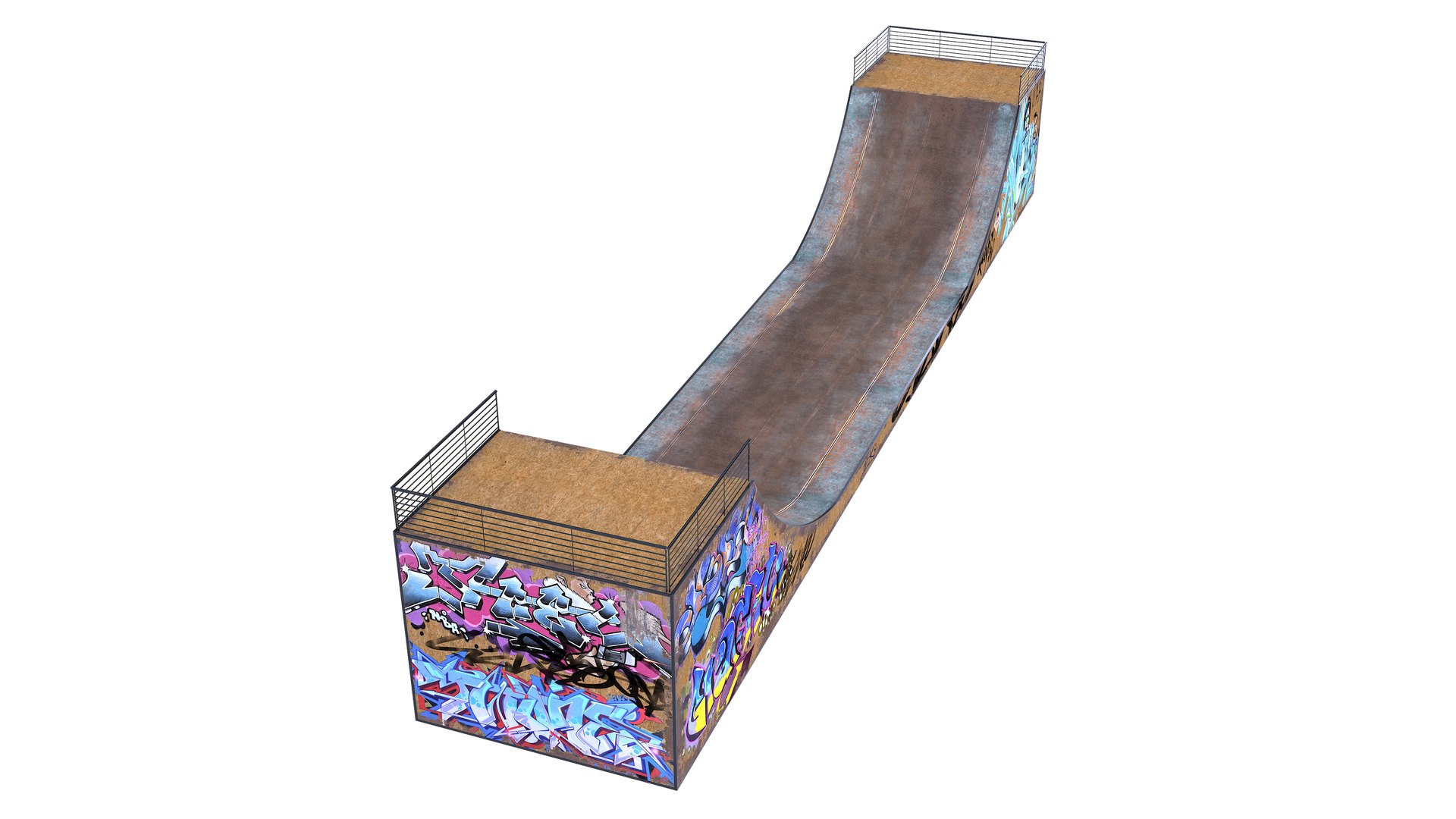 Skate Ramp 2 3D Model - TurboSquid 1869970