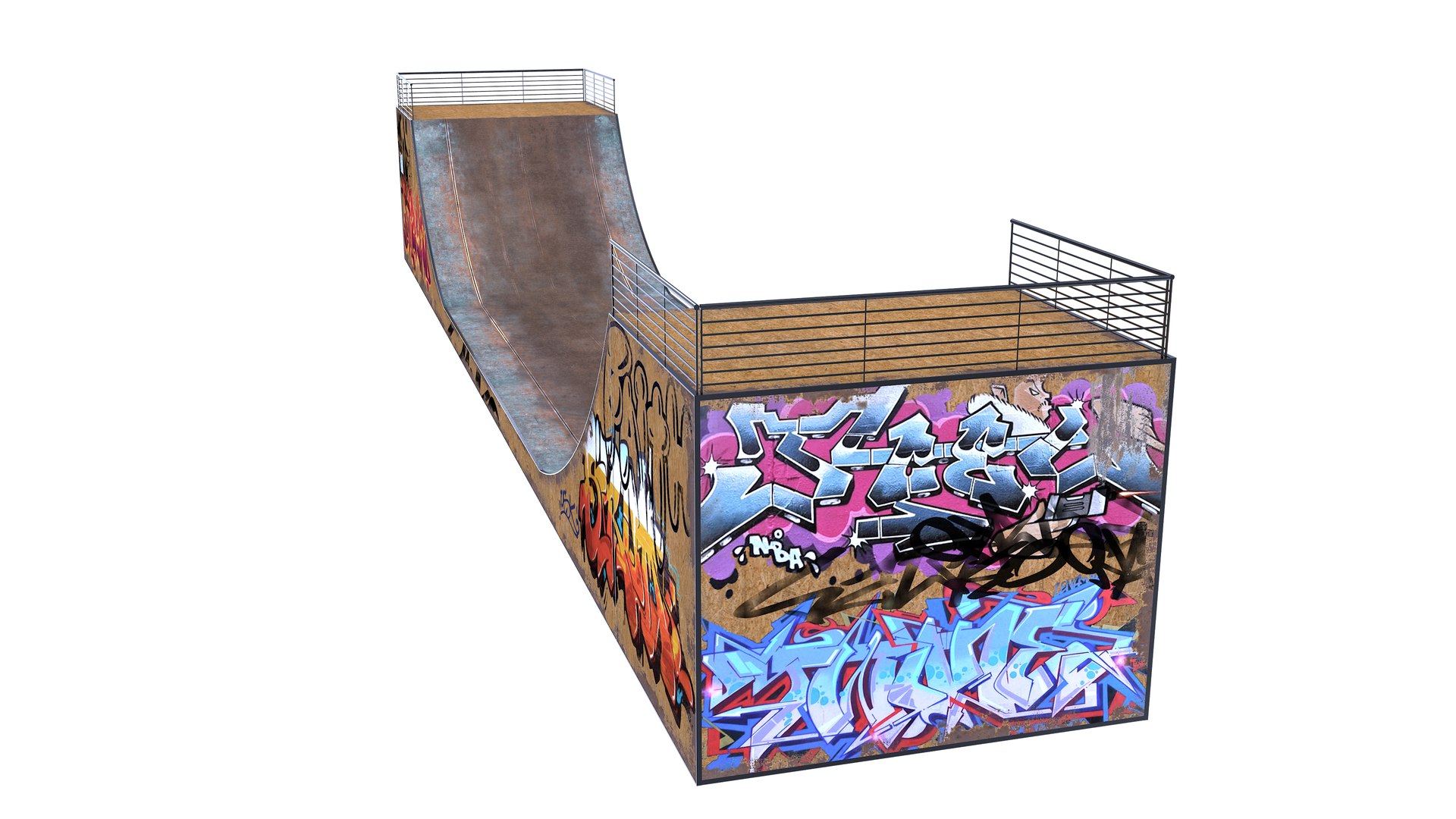 Skate Ramp 2 3D model - TurboSquid 1869970