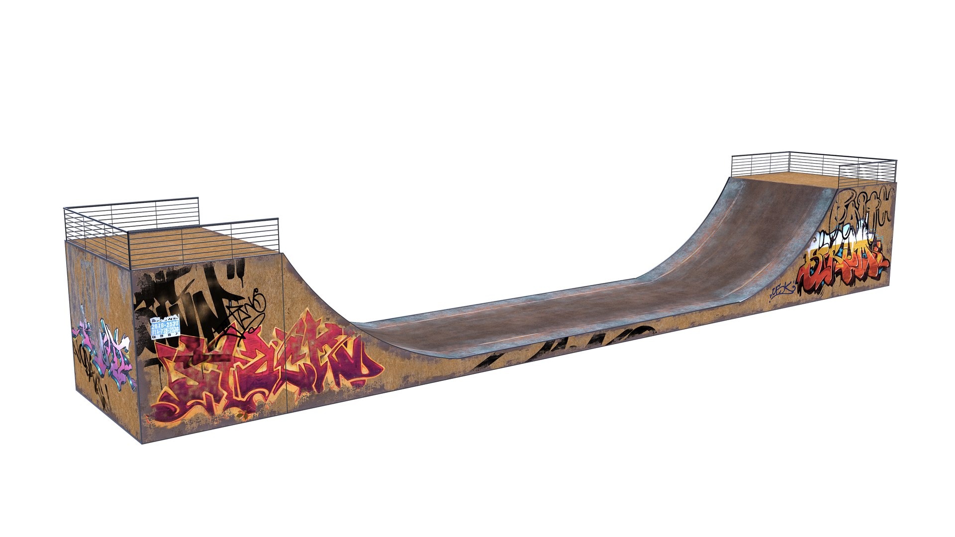 Skate Ramp 2 3D Model - TurboSquid 1869970