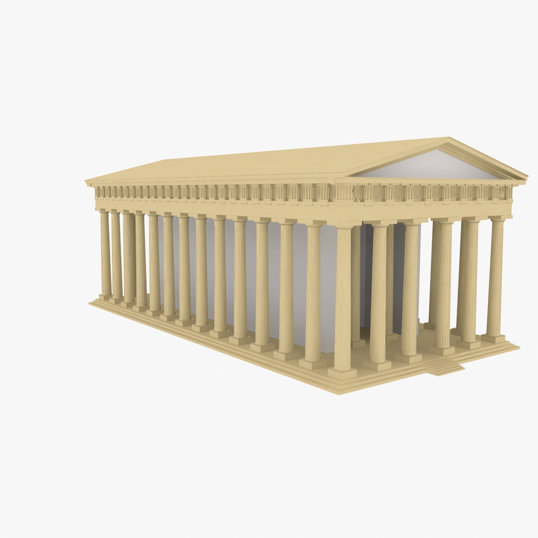 3D Temple - TurboSquid 582337