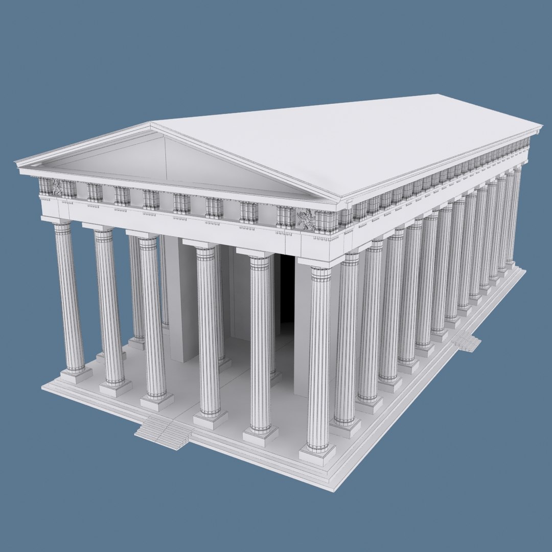 3D Temple - TurboSquid 582337