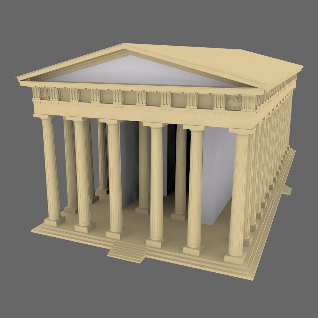 3D Temple - TurboSquid 582337