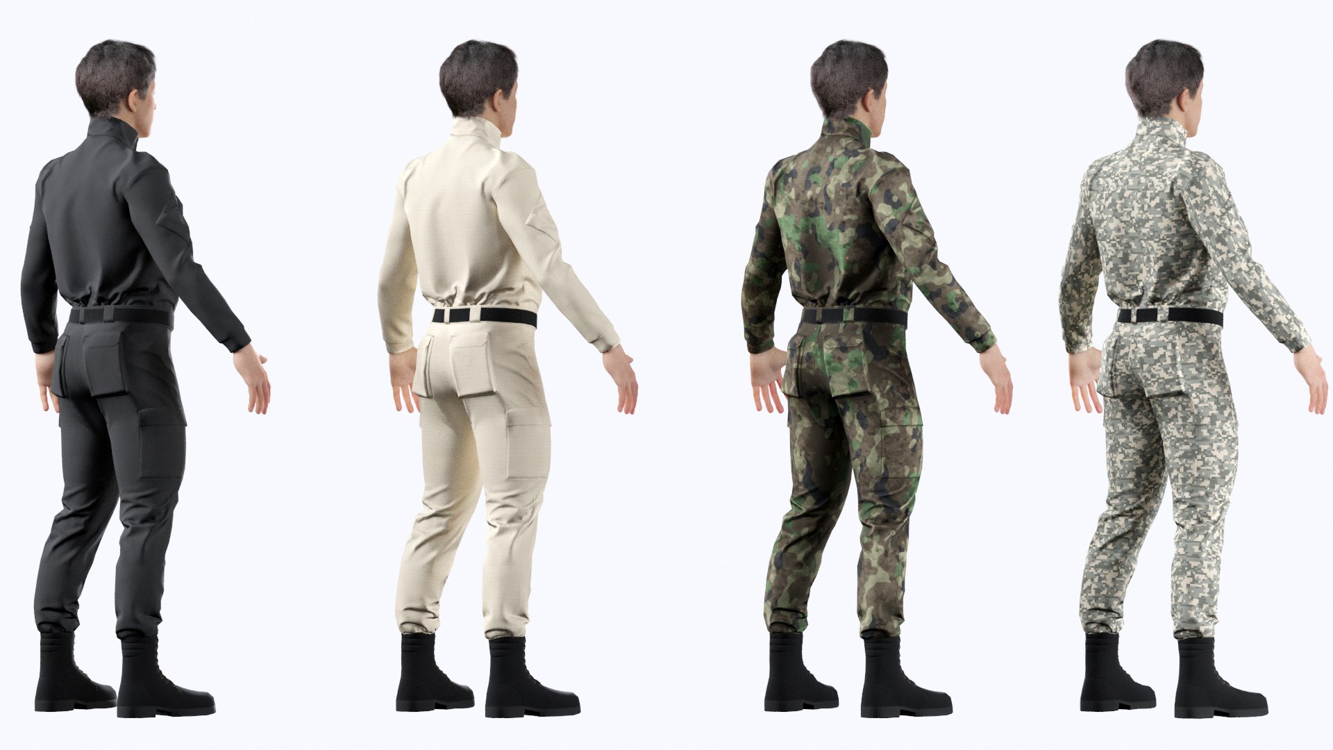 3D Military Uniform Model - TurboSquid 1776753