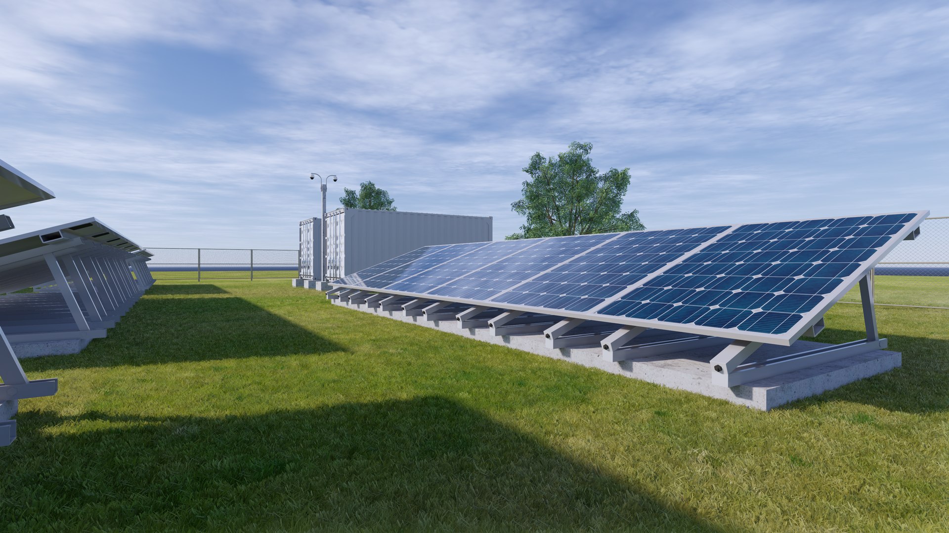 3D Solar Power Site Model - TurboSquid 1862405