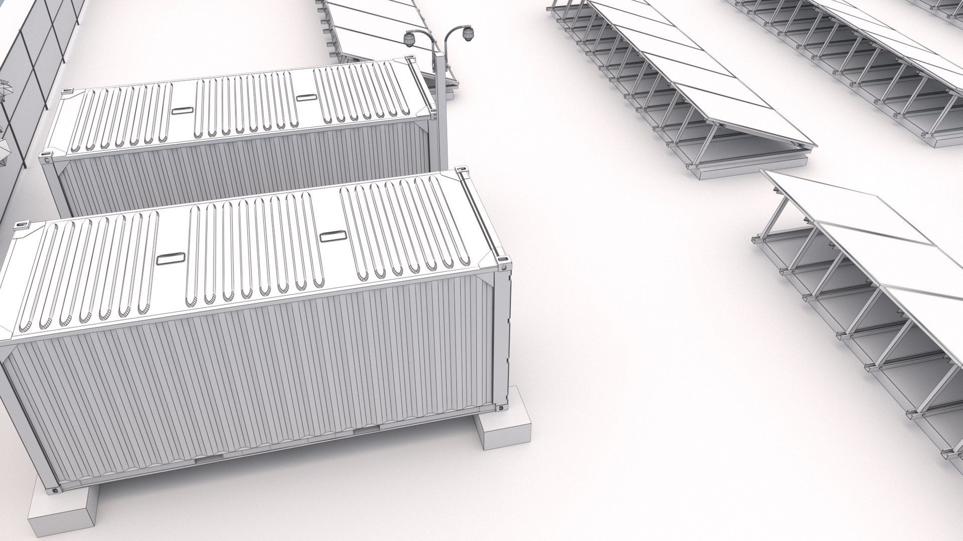 3D Solar Power Site Model - TurboSquid 1862405