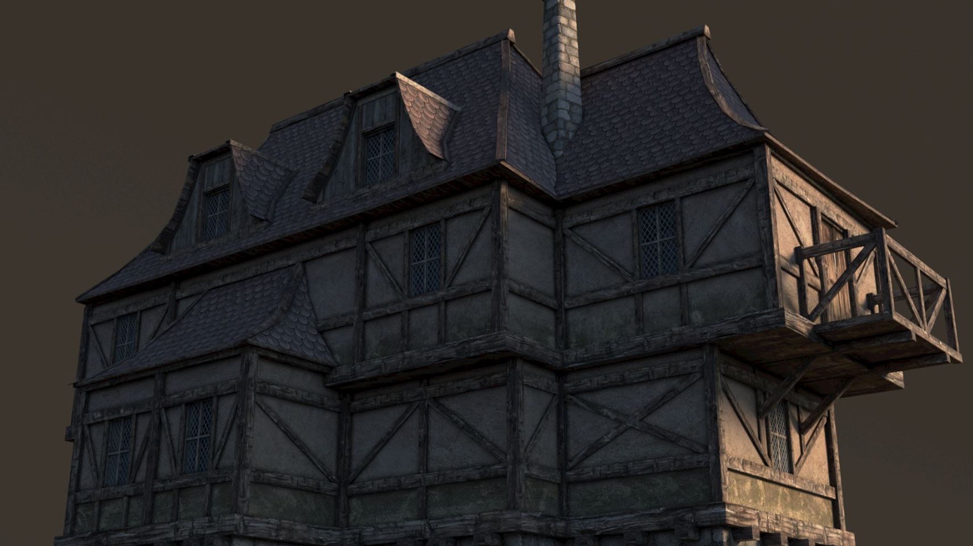 Medieval Fantasy House 3D Model - TurboSquid 1640126