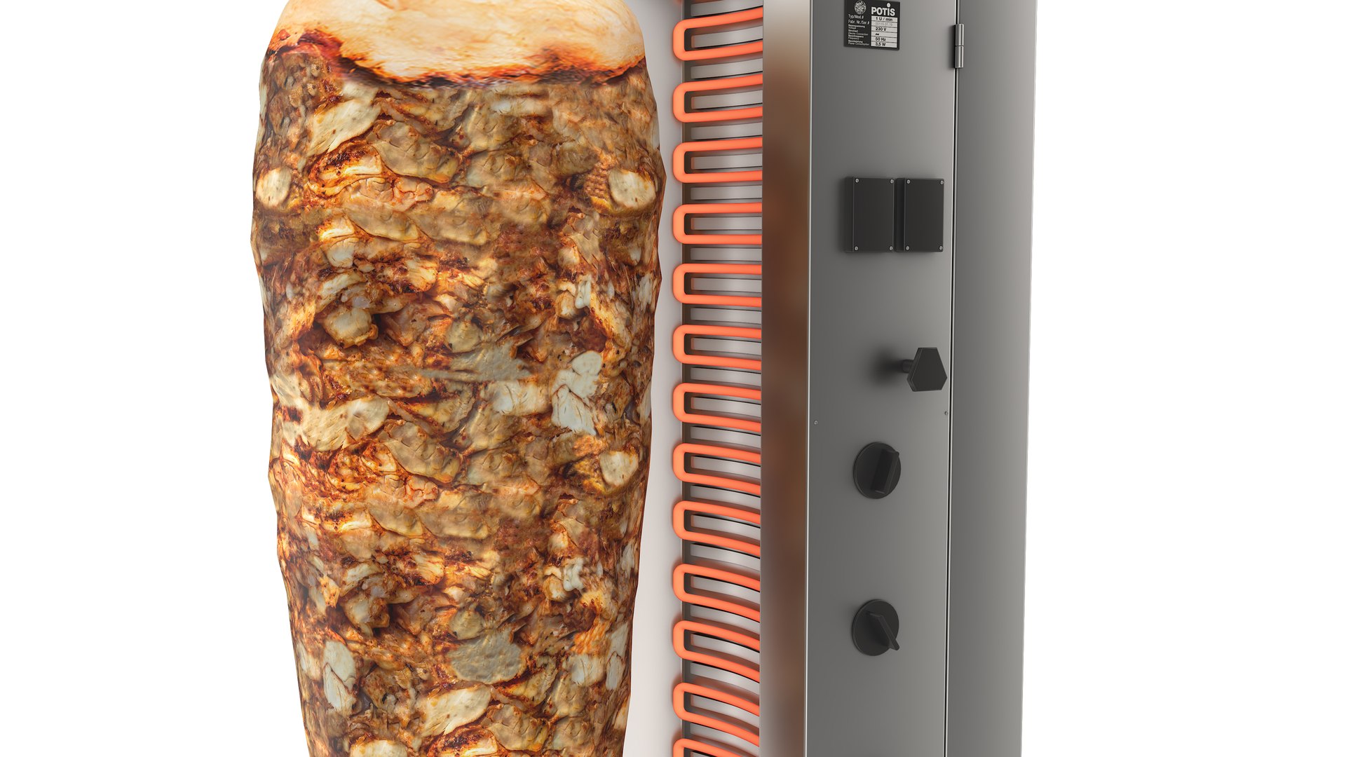 Doner Machine 3D - TurboSquid 2214536