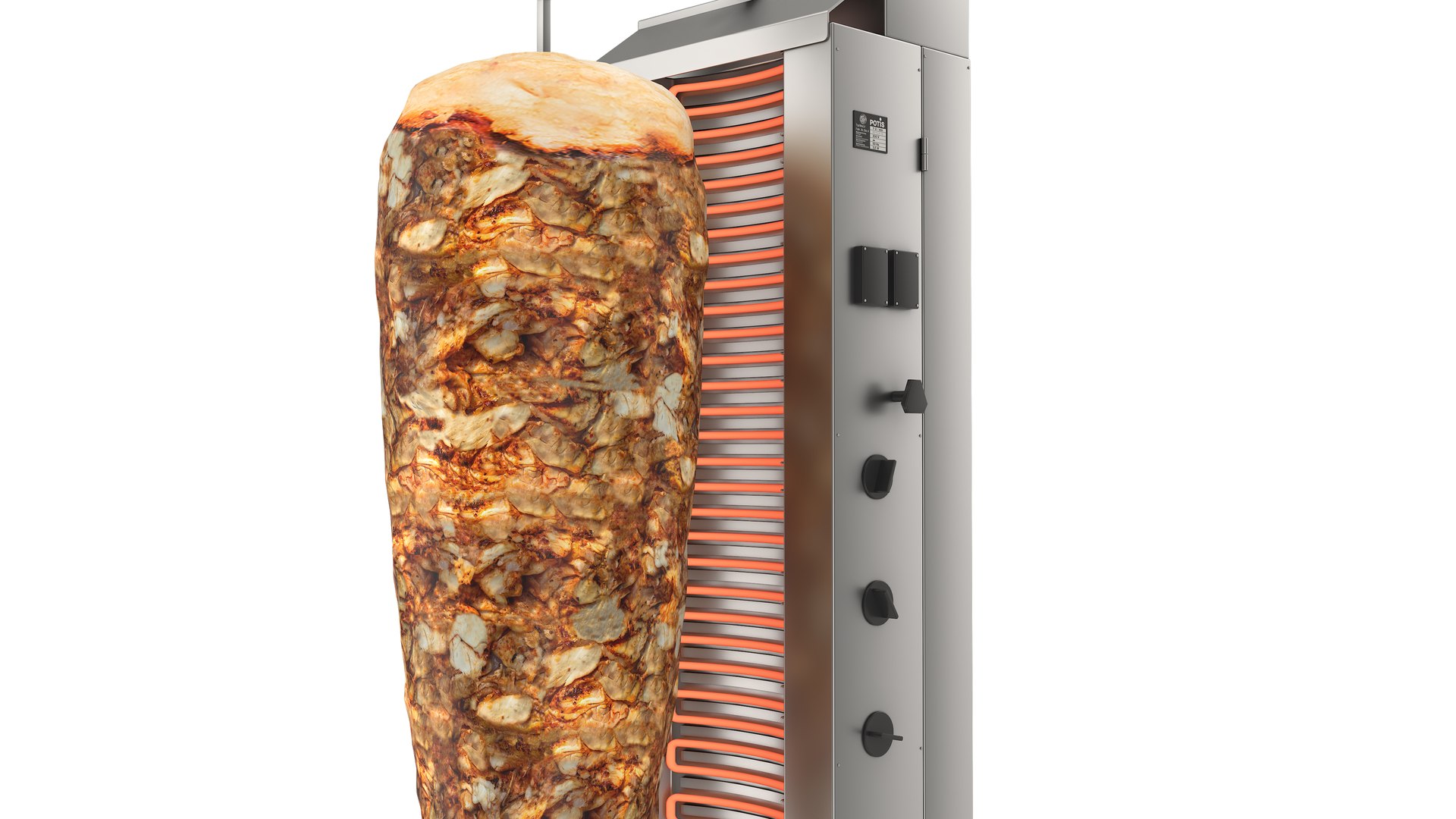Doner Machine 3D - TurboSquid 2214536