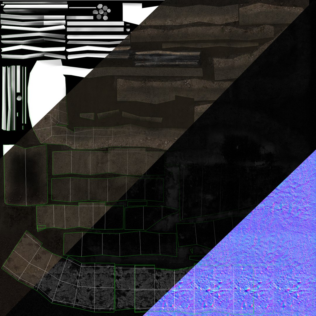 3D Model Trench Wwii - TurboSquid 1388369