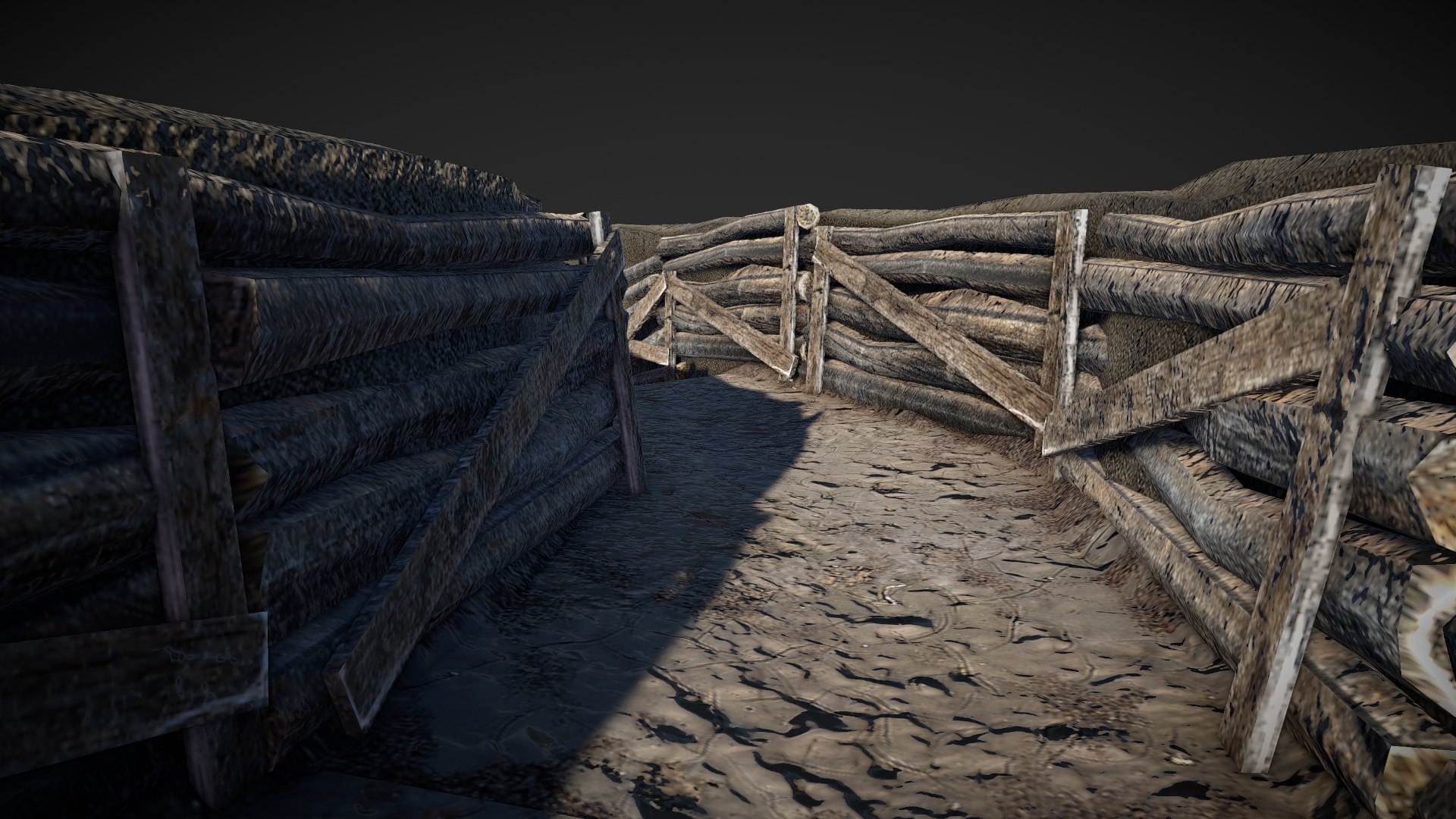 3D Model Trench Wwii - TurboSquid 1388369