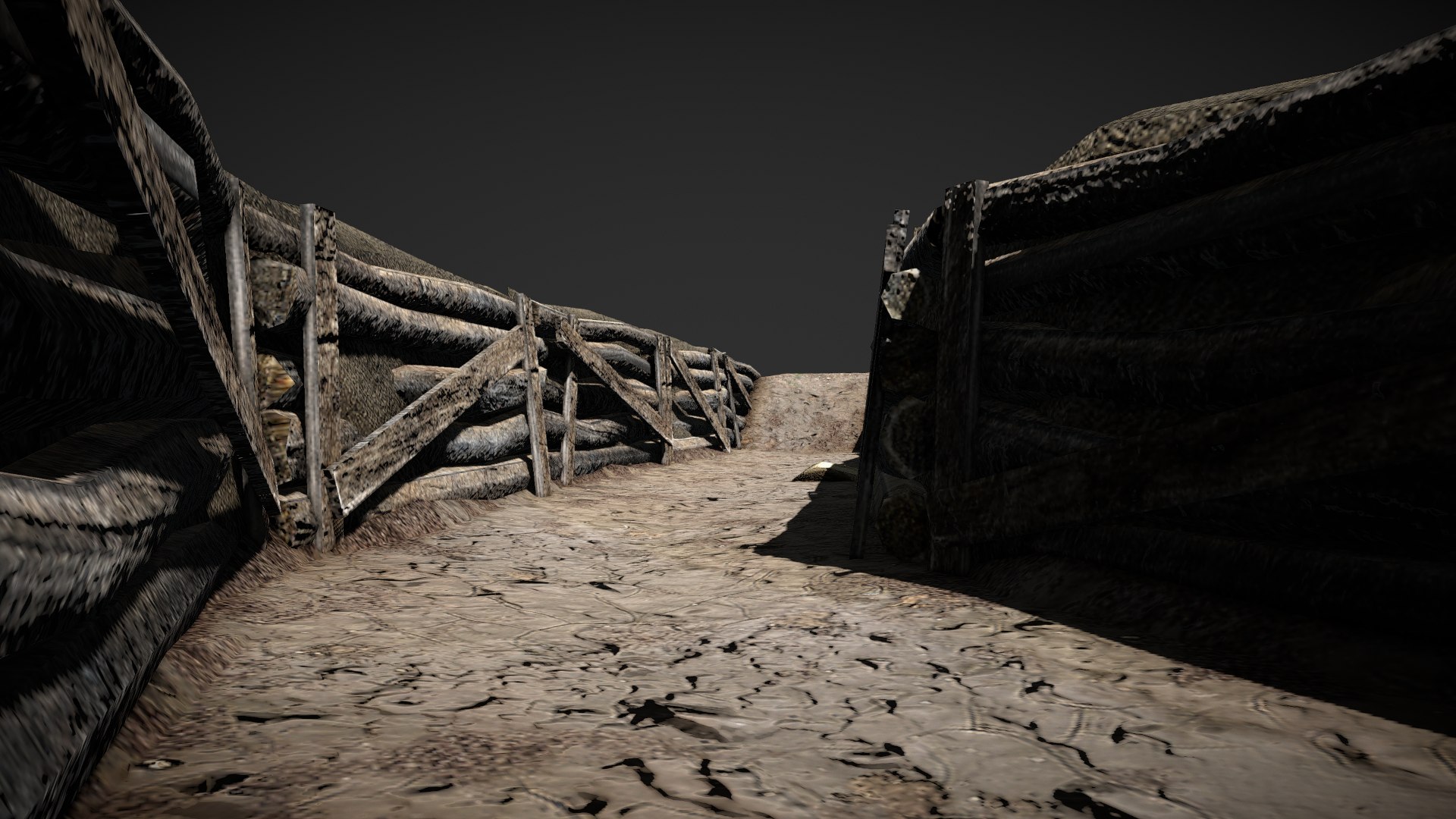 3D Model Trench Wwii - TurboSquid 1388369