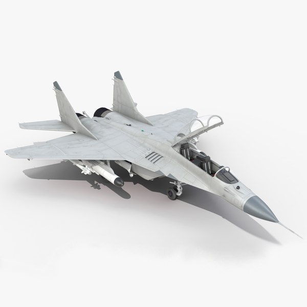3D MiG 29 Tandem Aircraft with Armament Rigged for Cinema 4D ...