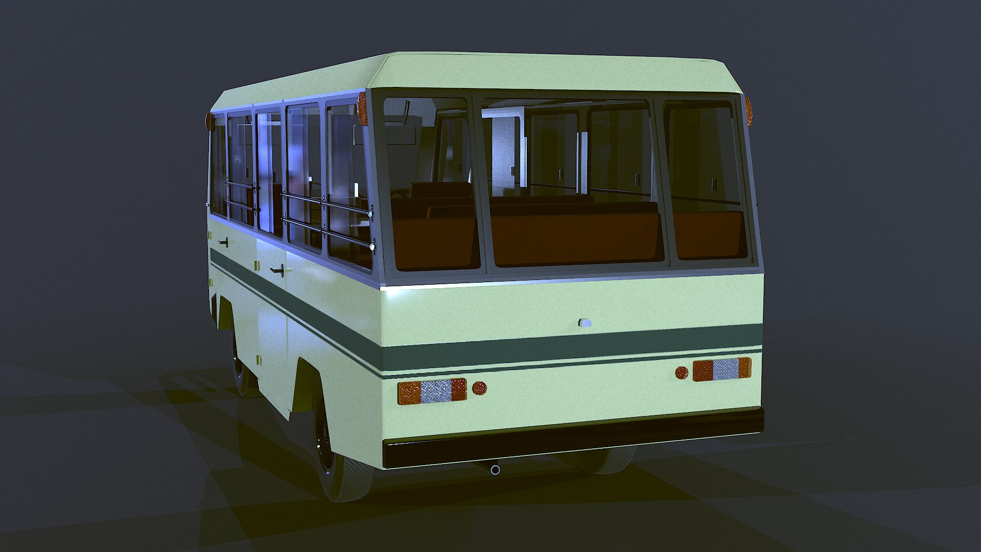 3D Mahindra Van Minibus Model - TurboSquid 2192179