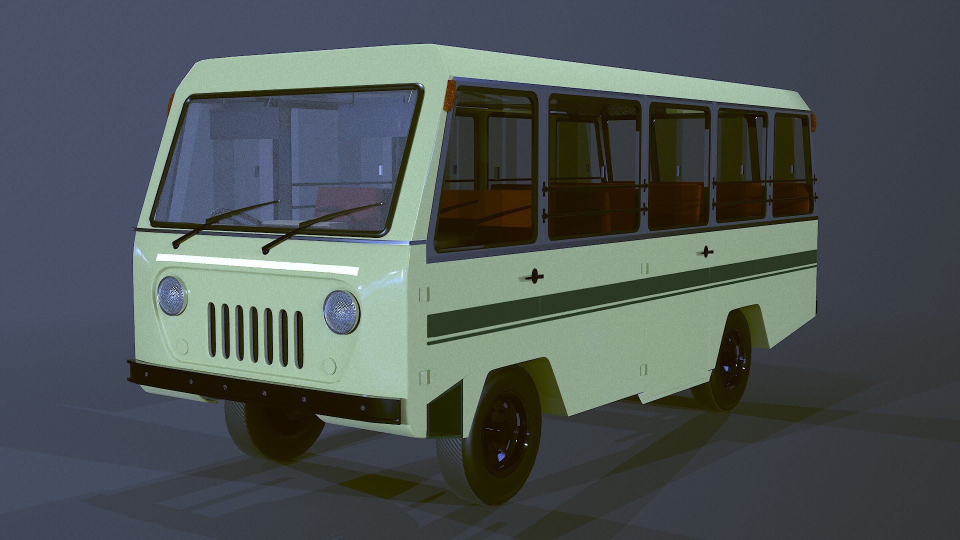 3D Mahindra Van Minibus Model - TurboSquid 2192179