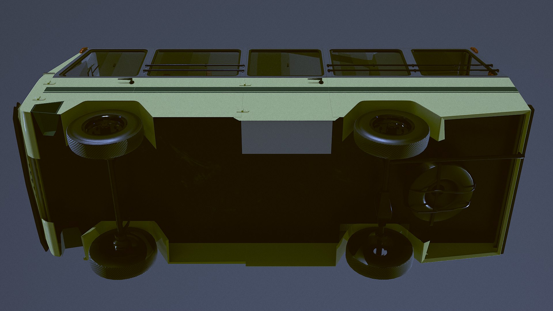 3D Mahindra Van Minibus Model - TurboSquid 2192179