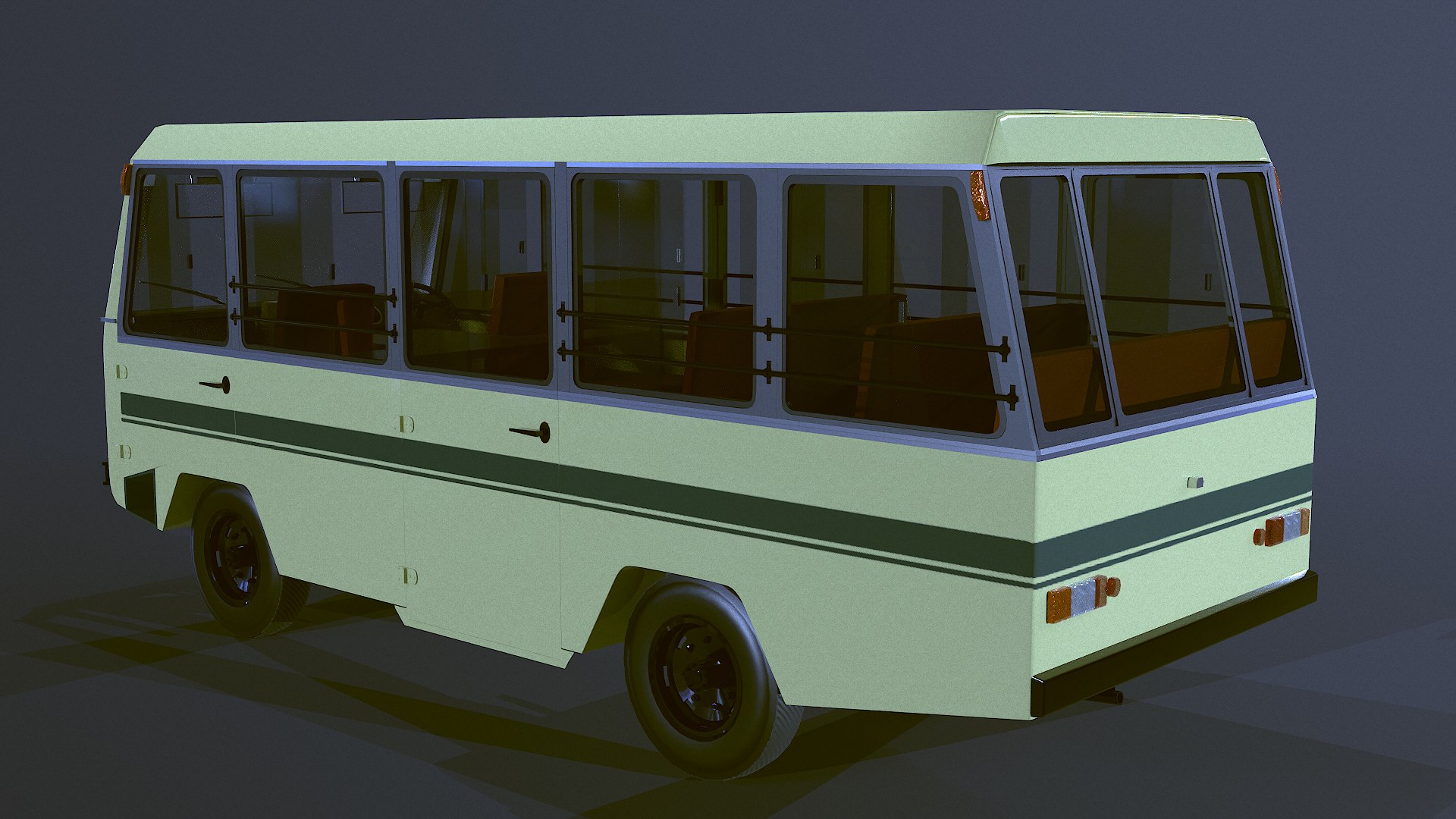 3D Mahindra Van Minibus Model - TurboSquid 2192179