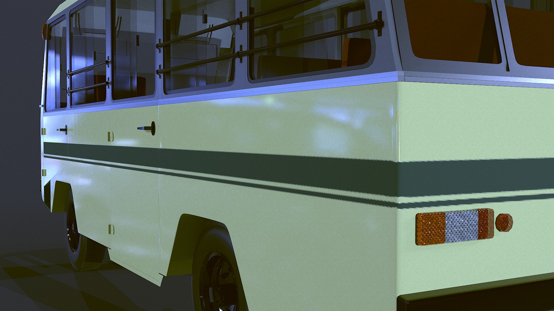 3D Mahindra Van Minibus Model - TurboSquid 2192179