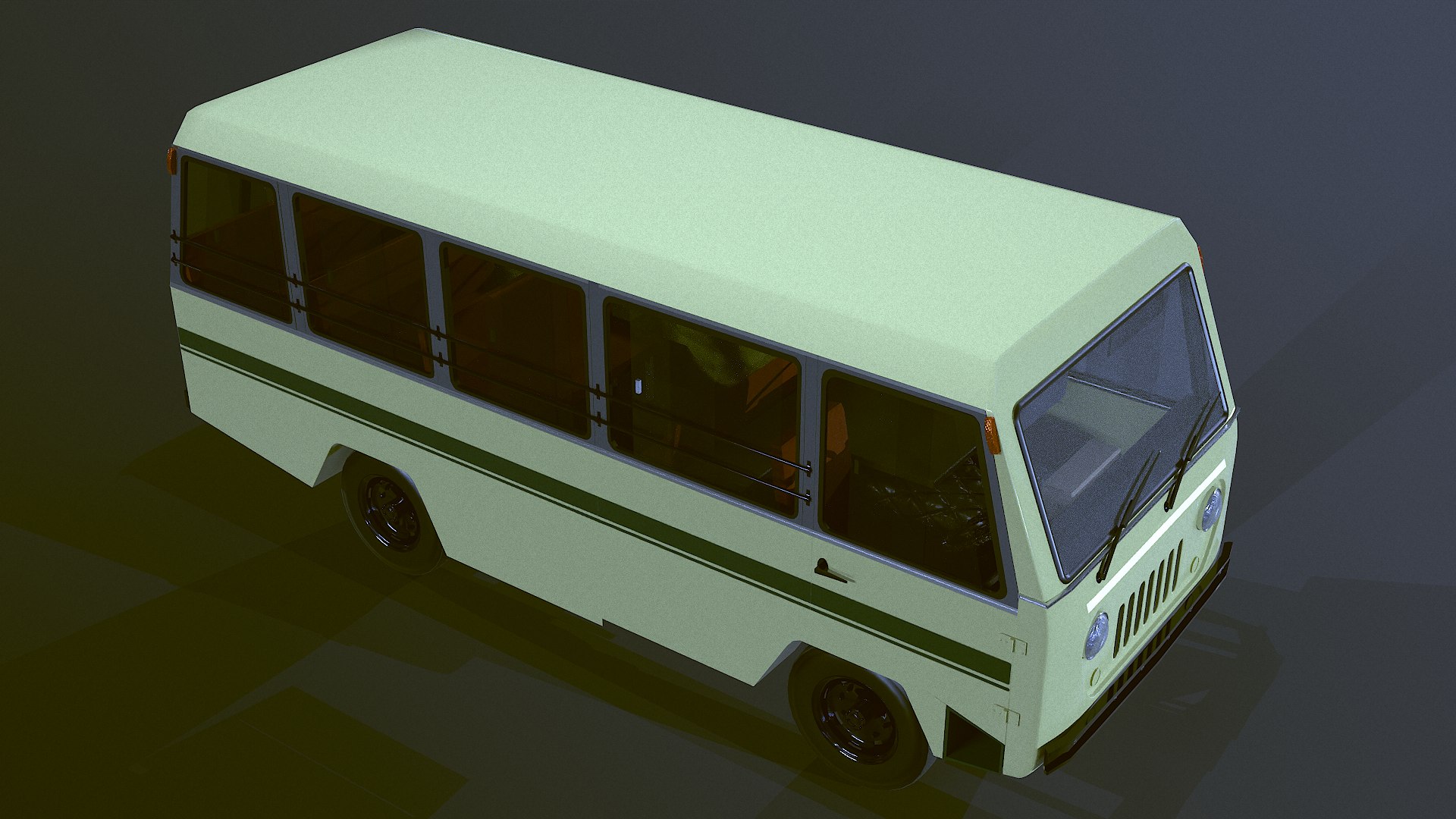 3D Mahindra Van Minibus Model - TurboSquid 2192179